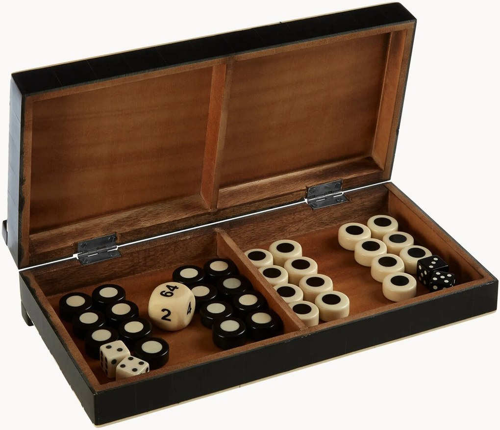 Skládací hrací backgammon Carol