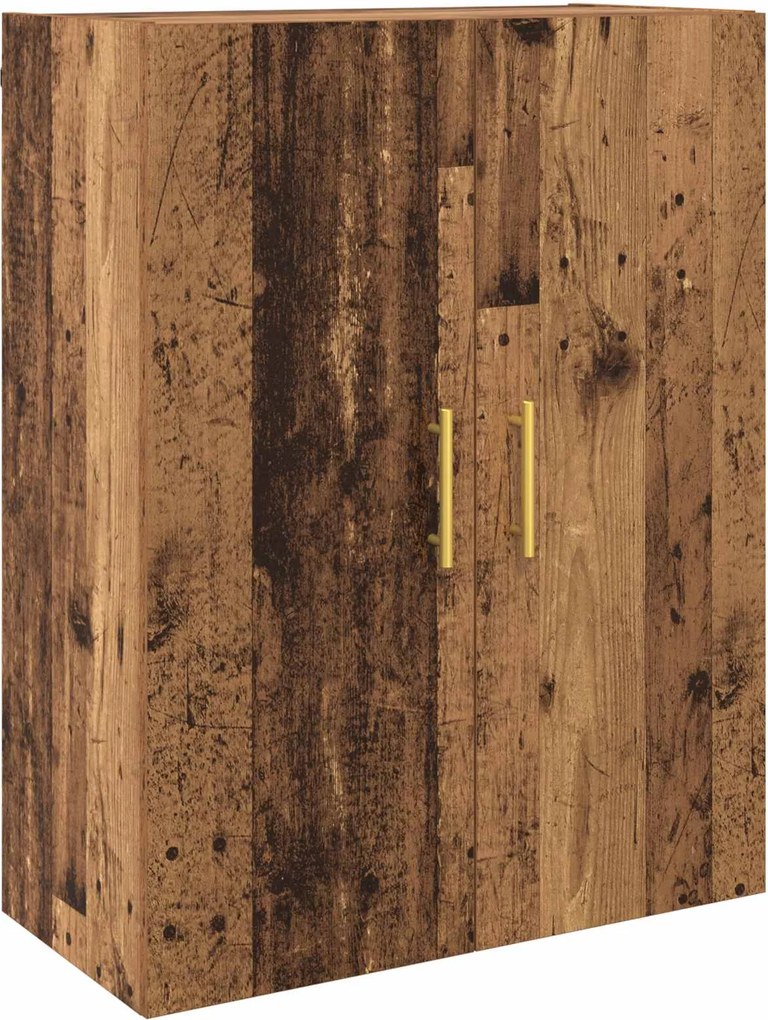 Nástěnná skříň 2 ks Staré dřevo 69,5 x 34 x 90 cm 3394512