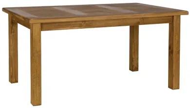 Dřevěný selský stůl 80x140 MES 13 B - K09 přírodní borovice