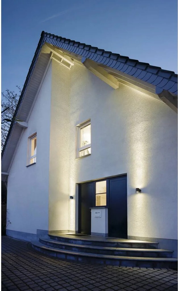 LA 230365 Venkovní svítidlo SITRA nástěnná dvousměrná antracit 230V GX53 - BIG WHITE (SLV)