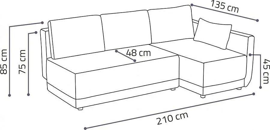 Falco Sedací souprava Neklan L béžová