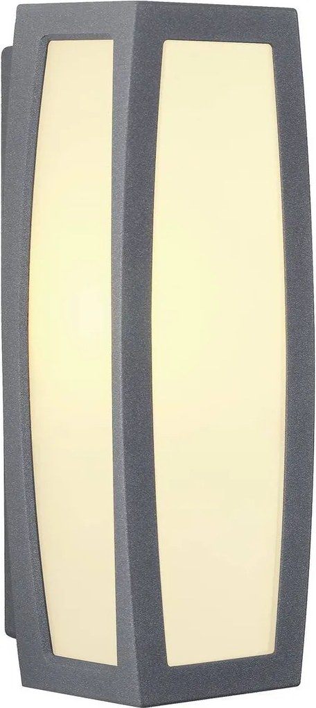 LA 230045 Venkovní svítidlo MERIDIAN BOX nástěnná antracit 230V E27 20W I - BIG WHITE (SLV)