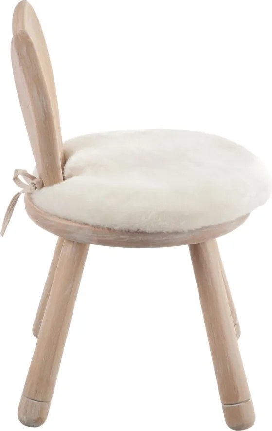 Dřevěná židlička pro děti Rabbit - 34*34*55 cm