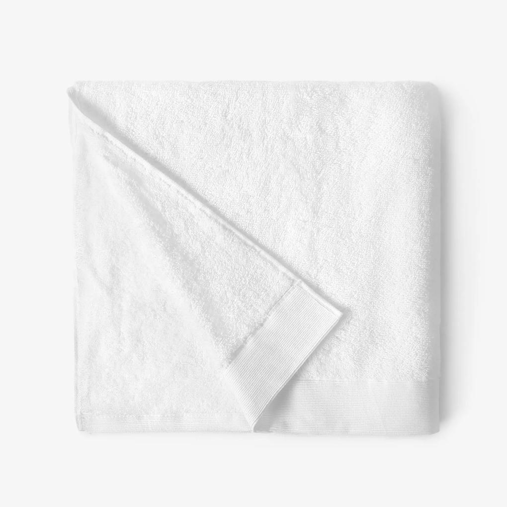 Goldea modalový ručník/osuška s přírodním vláknem - bílý 70 x 140 cm