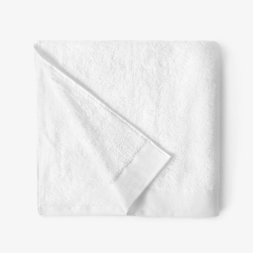 Goldea modalový ručník/osuška s přírodním vláknem - bílý 90 x 180 cm