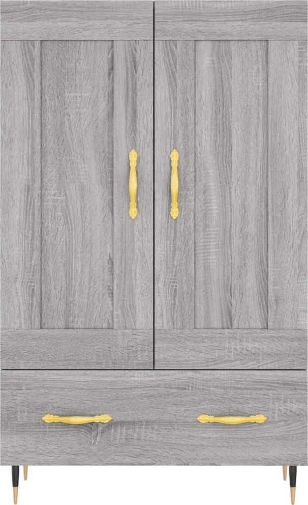 vidaXL Skříň highboard 69,5 x 31 x 115 cm kompozitní dřevo [830306] Barva: Betonová šedá