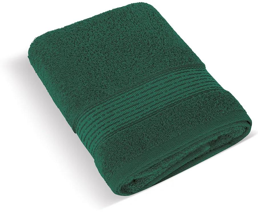Froté ručník, osuška Proužek tmavě zelená