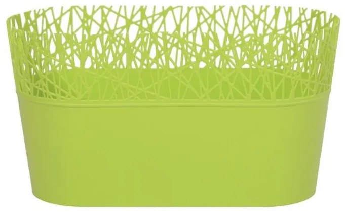 PlasticFuture Truhlík s krajkou AVE 28,5 zelený