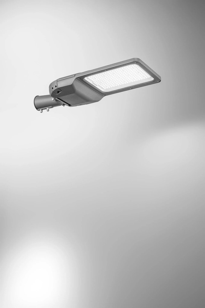 FAN LED-ROADWAY-150M Silniční LED světlo Roadway (šedé, kov) 150 W, 25 500 lm, 4000 K, CRI > 70, IK 08, IP65, 638 x 250 x 98 mm - FANEUROPE