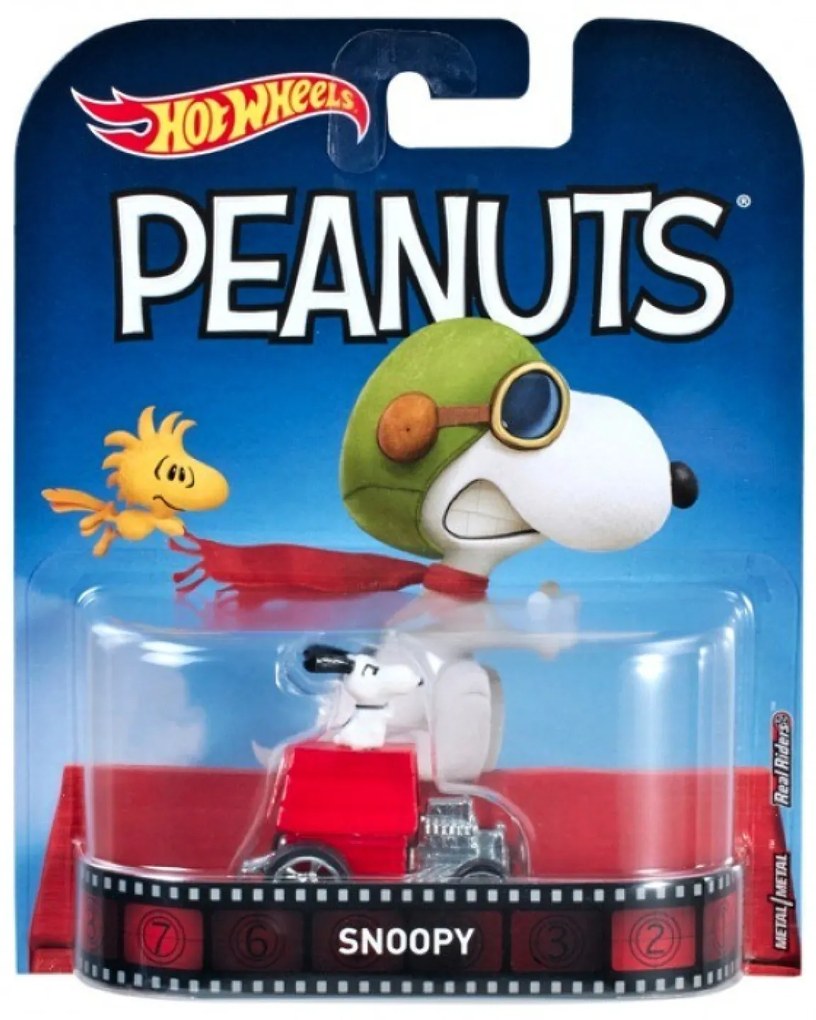 Hot wheels kultovní angličák snoopy, mattel dwj89