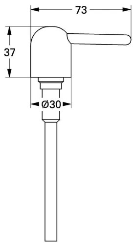 GROHE 40212000 - Náhradní pumpička ATRIO lesklý chrom
