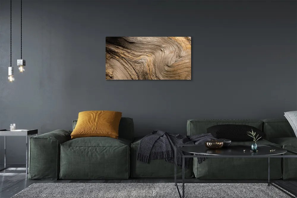Obrazy na plátně Dřevo textury obilí 125x50 cm