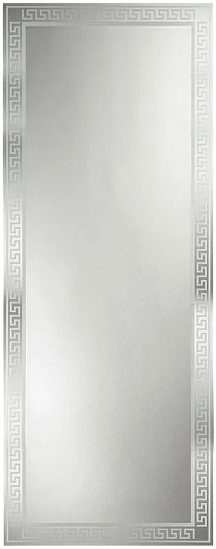 Amirro Zrcadlo na zeď do pokoje do ložnice do předsíně a na chodbu na dveře nástěnné závěsné dekorativní ARNOŠT 60 x 150 cm s potiskem - meandr 226-309