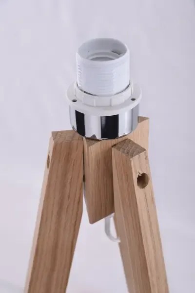 Dřevěná lampa Tripod