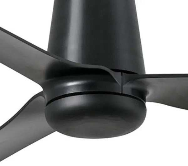 FARO 33830 - Stropní ventilátor PUNT TUB M černá pr. 130 cm + dálkové ovládání