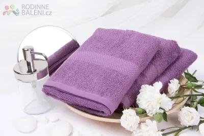 XPOSE ® Froté ručník VERONA - fialová 50x90 cm