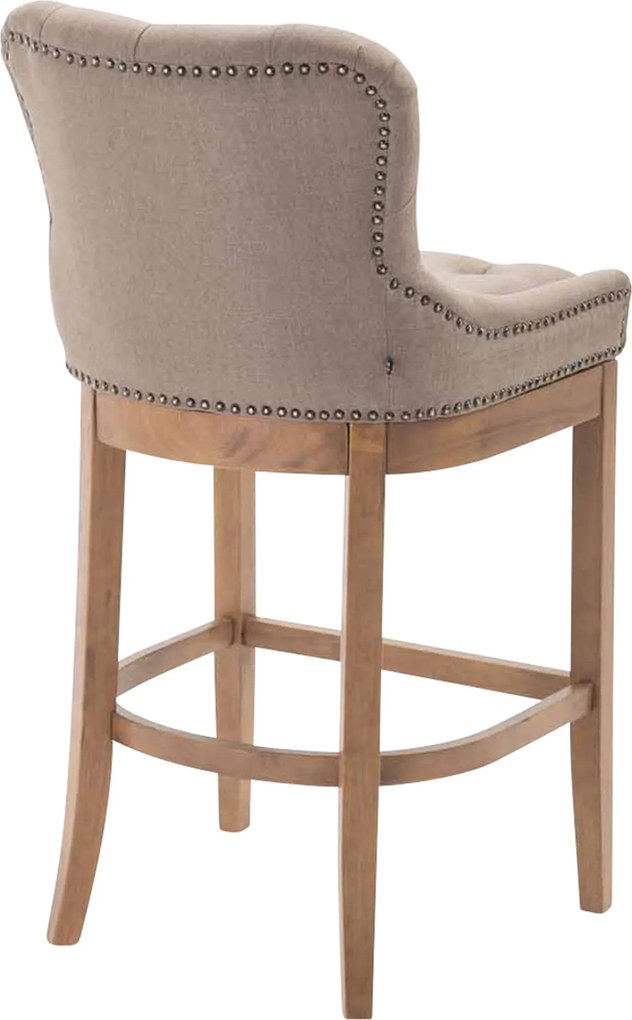 Barová židle Lakewood látka, světlý antik – taupe
