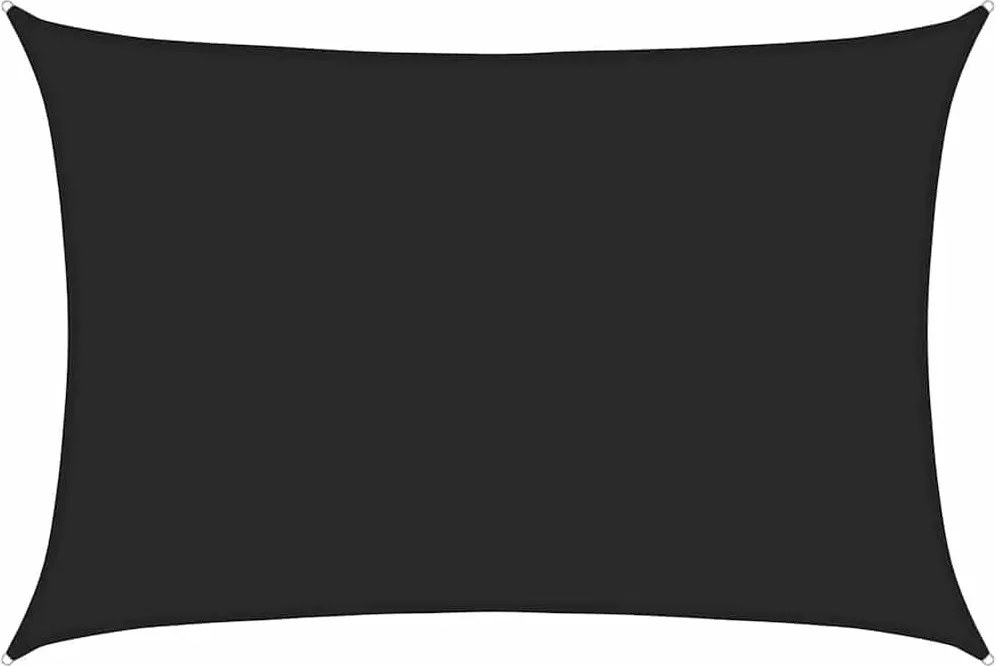 Stínící plachta 160 g/m² černá 5 x 6 m HDPE 311741