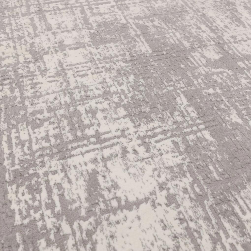 Tribeca Design Kusový koberec Zoom Abstract Grey Rozměry: 240x340 cm