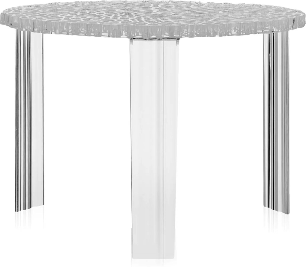 Výprodej Kartell designové konferenční stoly T-Table (výška 36 cm) - čirá
