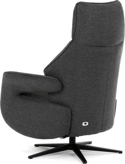 Polohovací křeslo šedé, elektrické TV-B3973 GREY2