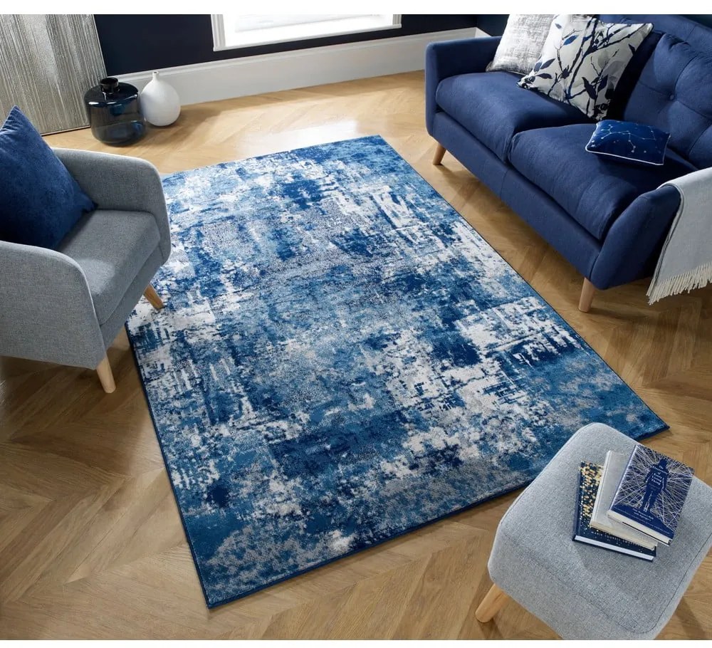 Modrý koberec 120x170 cm Cocktail Wonderlust – Flair Rugs