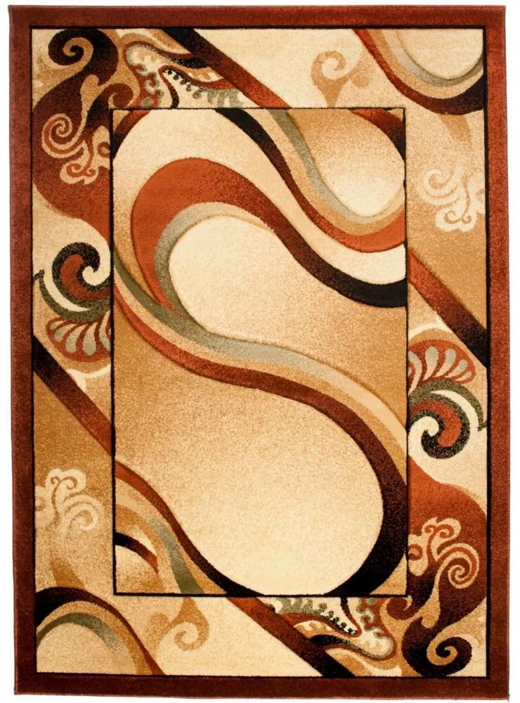 Kusový koberec Vlnění béžový, Velikosti 240x330cm