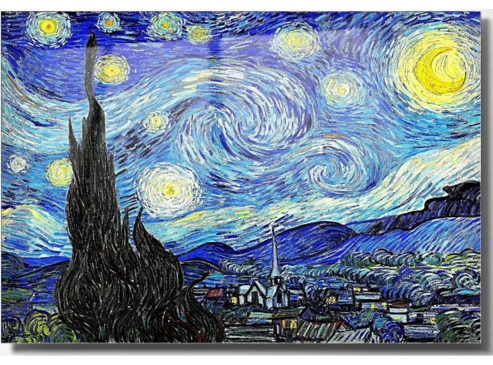 Skleněný obraz 70x50 cm Vincent van Gogh – Wallity