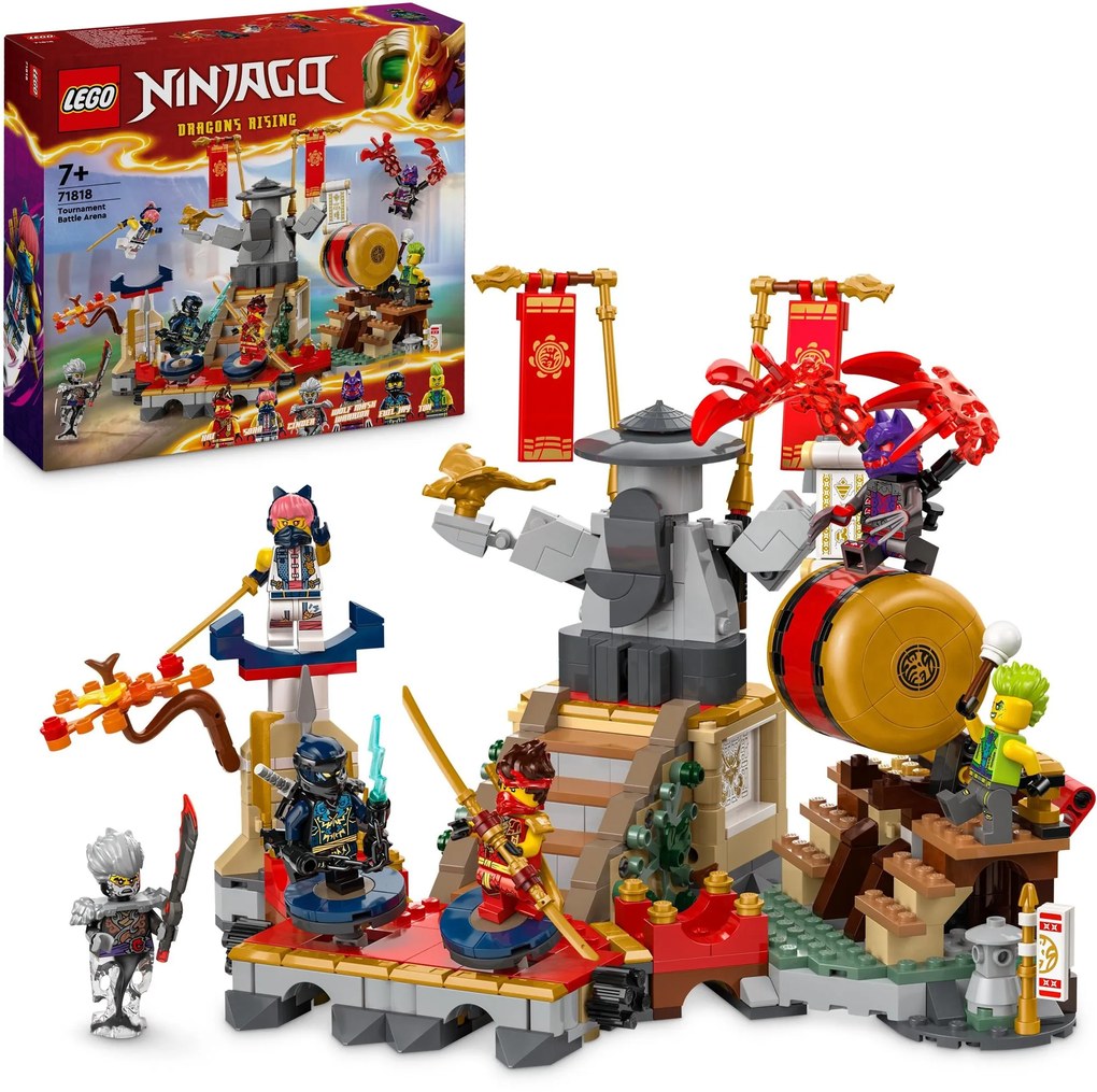 Lego stavebnice lego ninjago 71818 turnajová bitevní aréna
