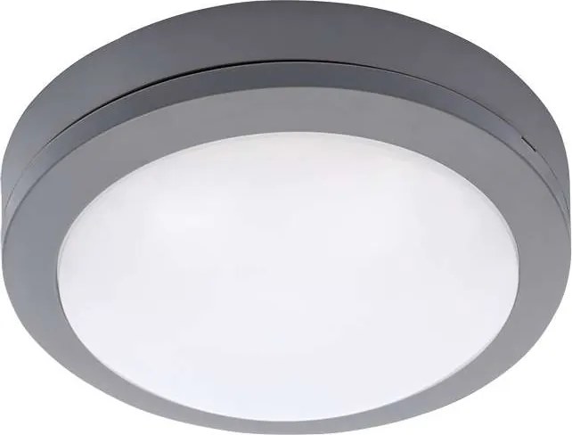 LED venkovní světlo WO746 Siena - kruh 17 cm, šedá