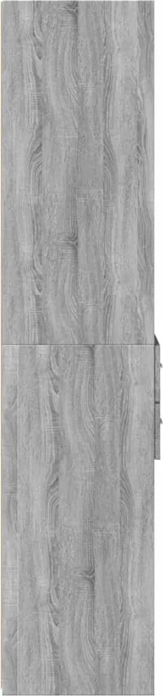 Skříň highboard šedá sonoma 45 x 42,5 x 185 cm kompozitní dřevo 3281453