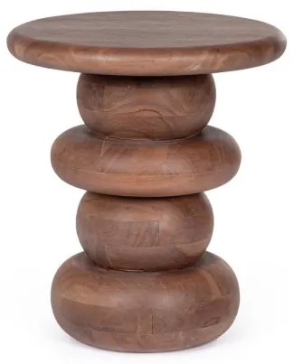 BIZZOTTO Odkládací stolek LOPEZ 40 cm hnědý
