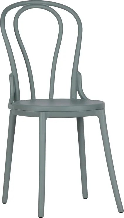 Židle Ernest, plast, zelená