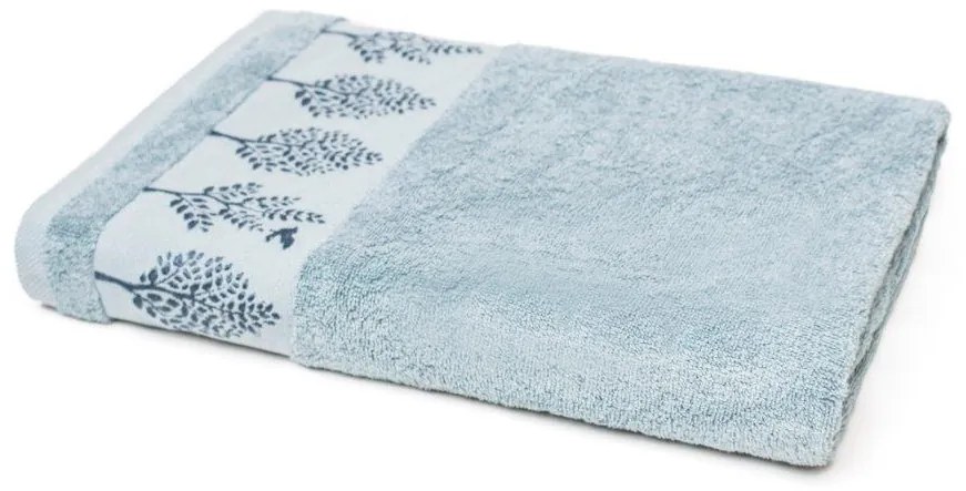 Bavlněný ručník Terra 70x140 cm tyrkysový