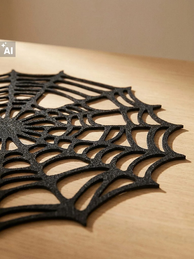 Sinsay - Prostírání na stůl s halloweenským motivem 2 ks - černá