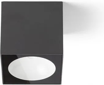 RED R13625 SENZA SQ stropní antracitová čiré sklo 230V LED 6W IP65 3000K - RED - DESIGN RENDL