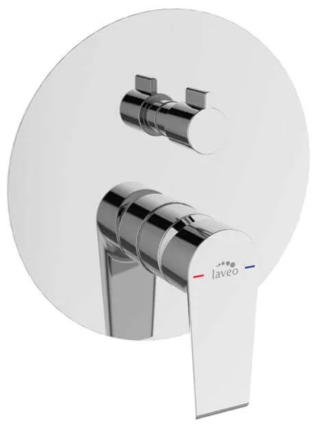Laveo Sprchová baterie Largo podomítková s přepínačem - BAH_00PD, chrom