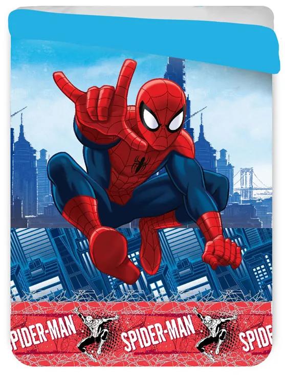 JERRY FABRICS Prošívaná deka Spiderman polyester 180/260 cm