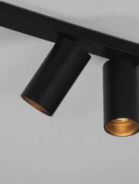 Minimalistické bodové svítidlo Oso 4 Černá