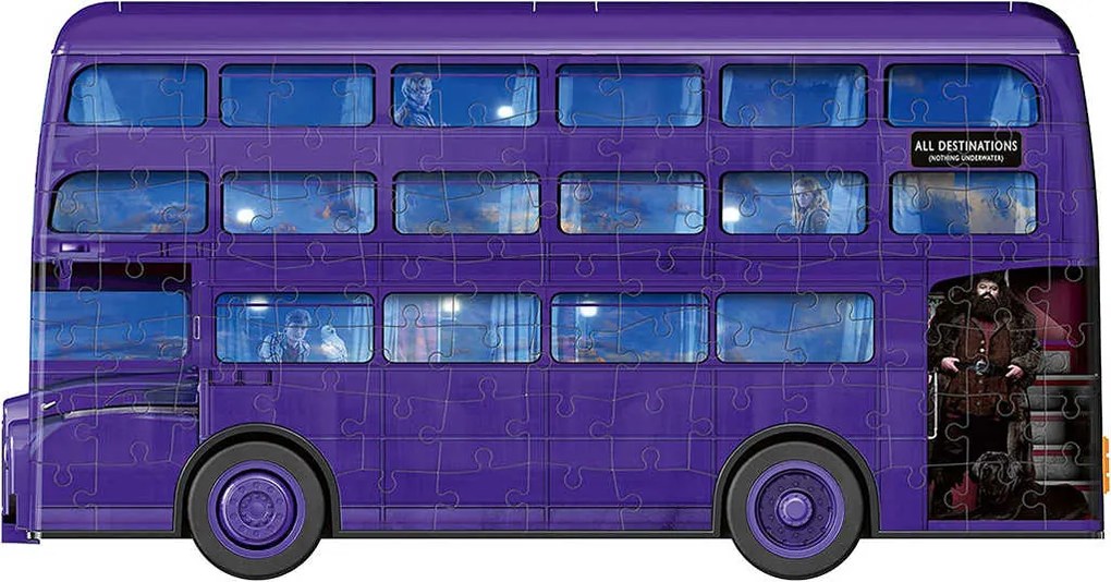 RAVENSBURGER Puzzle 3D Autobus Harry Potter stojánek na tužky 216 dílků 2411158