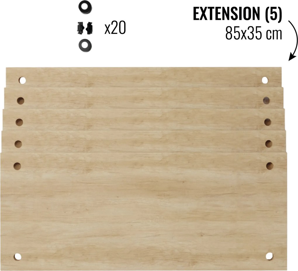 AR Shelving Rozšíření pro nástěnný regál »Deco« (85x35 cm)