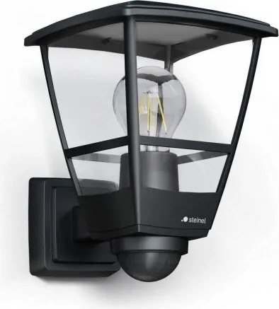 Venkovní nástěnné svítidlo Steinel L 10 S černé 84769 1xE27/100W s pohybovým čidlem