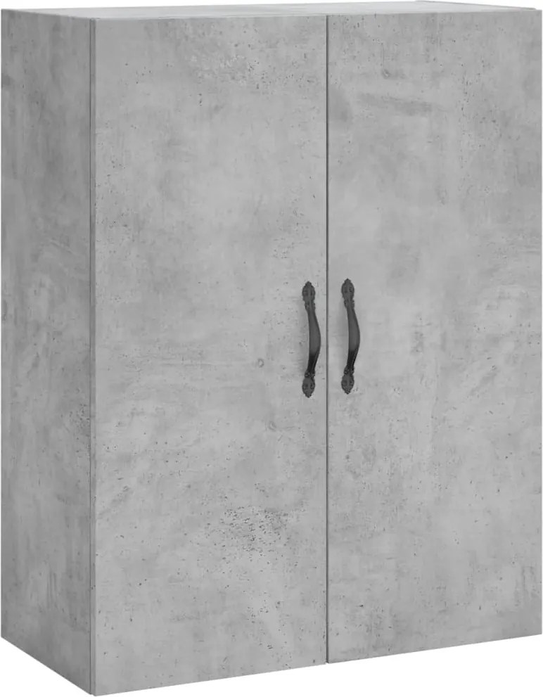 Skříň highboard betonově šedá 69,5x34x180 cm kompozitní dřevo 3198109