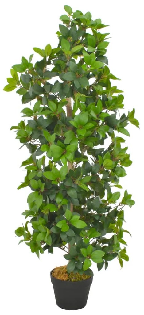 Umělá rostlina vavřín vznešený s květináčem zelená 120 cm 280180