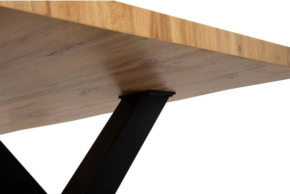 Jídelní stůl v dekoru dubu 90x160 cm Kora – Bonami Essentials