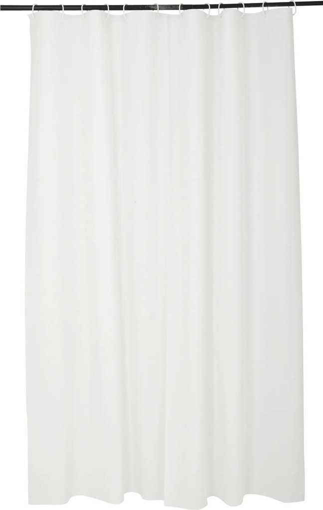 Závěs na sprchu VITAMINE SDB WHITE, 180 x 200 cm, bílý