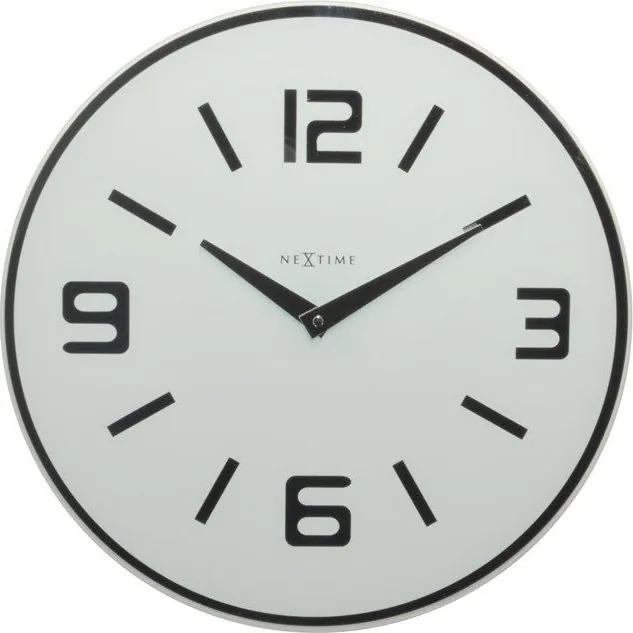 Nástěnné hodiny Shuwan bílé