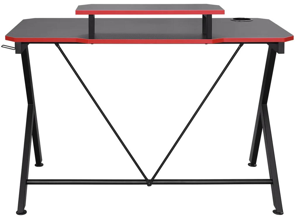 IDEA Herní stůl LAS VEGAS černá/červená