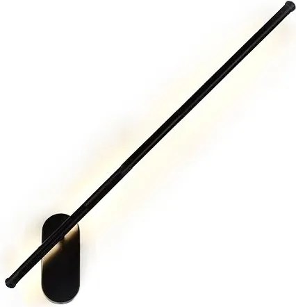 Toolight - LED nástěnné svítidlo 12W 92CM APP372-1W, černá, OSW-09756