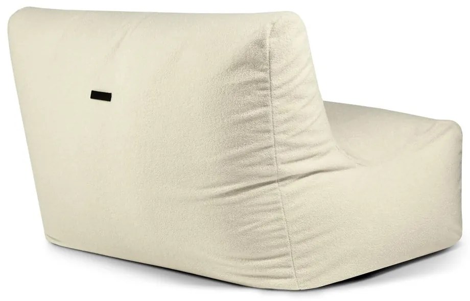 Světle šedý sedací vak z textilie bouclé Sofa Seat Lounge – SLOWDOWN